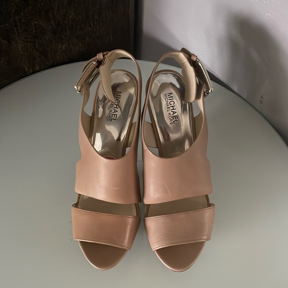 MICHAEL Michael Kors | Shoes | Mk Leather 5 Inch Platform Heels | Poshmark